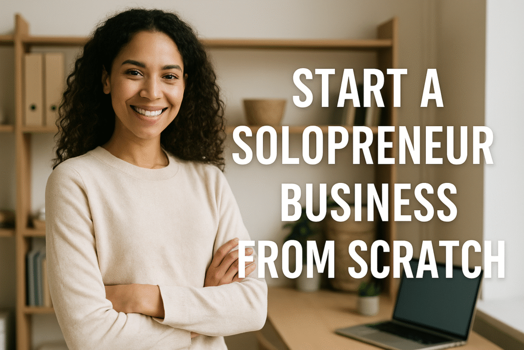 Start A Solopreneur Business from Scratch - SoloCreatorAI